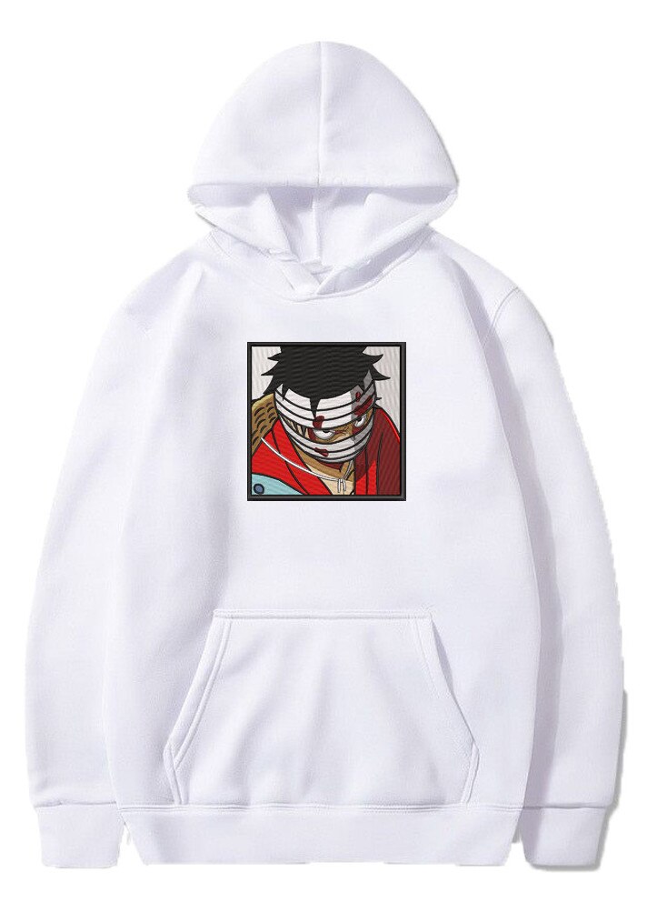 Hanorac bărbați, brodat, alb, XS-XXL - eMAG.ro