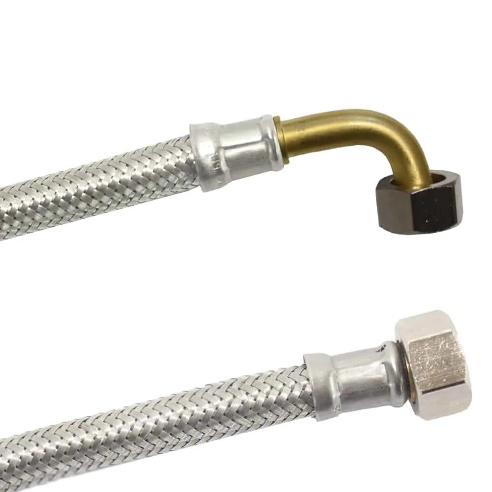 Furtun Blindat Flexibil Inox 3/8 DN8 Certificat DVGW - eMAG.ro