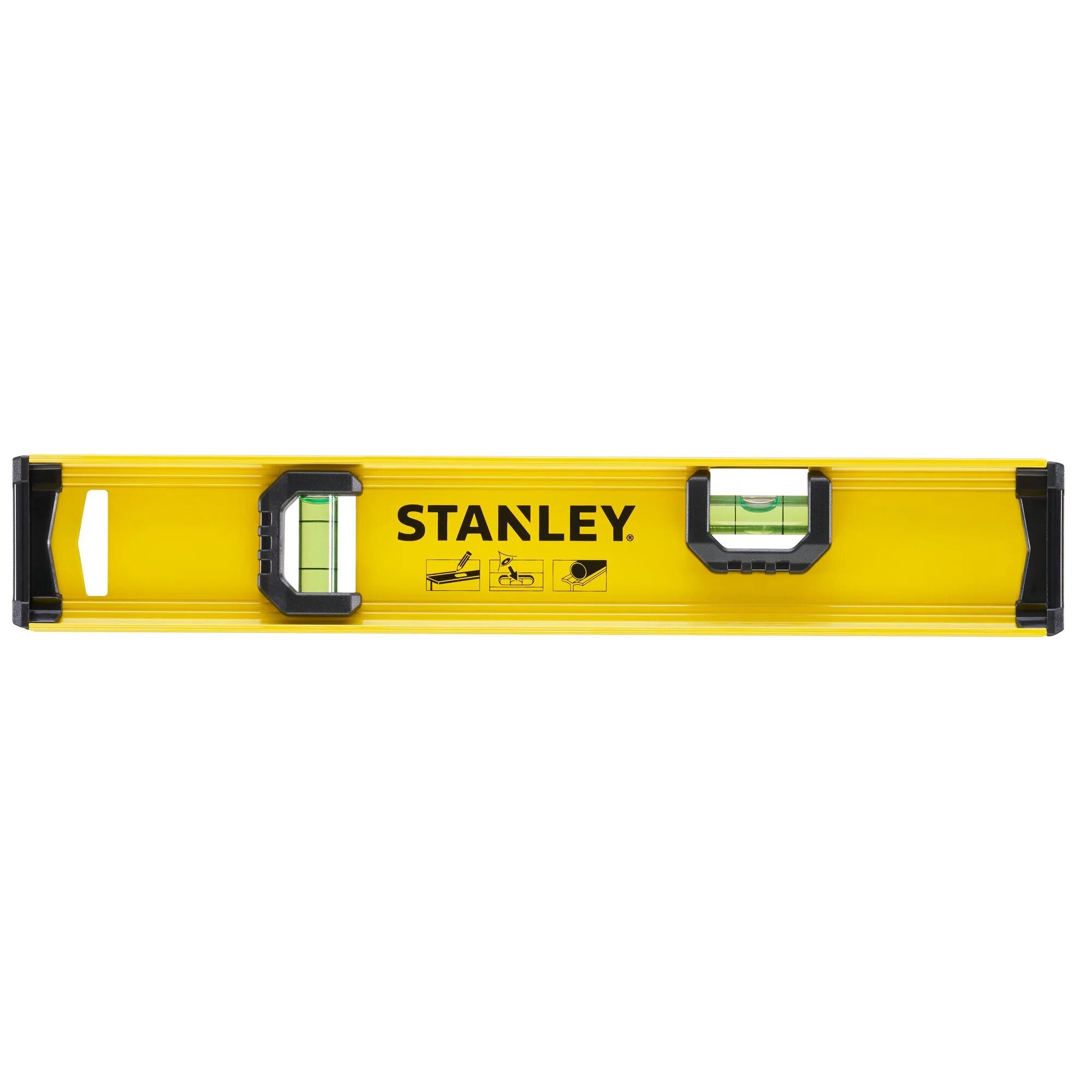 Nivela cu bula, Stanley 0-42-072, cu 2 indicatori, din aluminiu, 300 mm ...