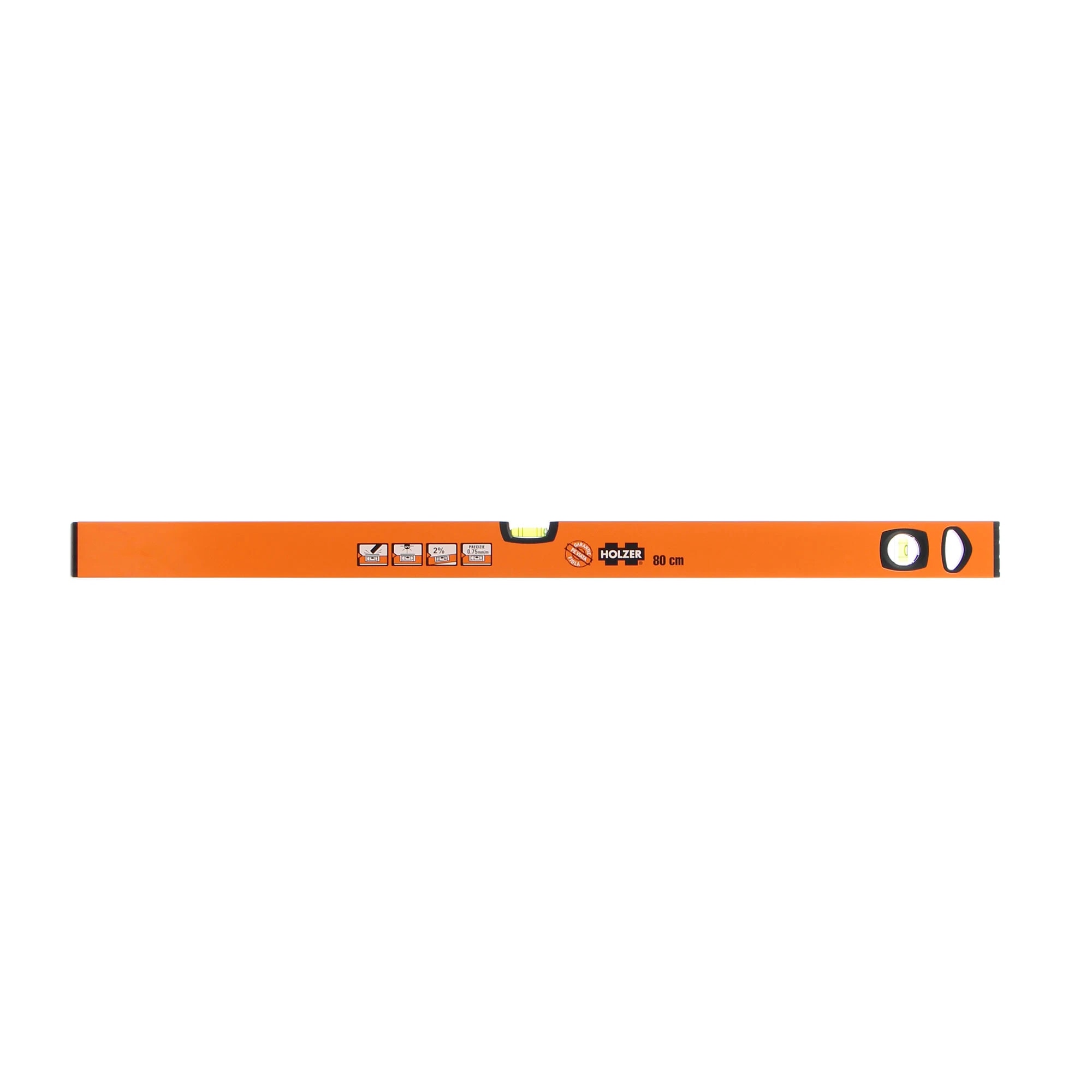 Nivela cu bula, Holzer 750-40-80, cu 2 indicatori, din aluminiu, 800 mm ...
