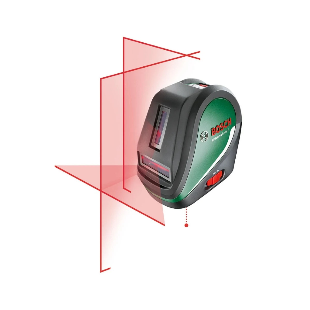 Nivela cu laser, cu linii in cruce, lumina rosie, Bosch UniversalLevel ...