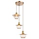 Suspensie Frei 69030-3H, 3 x E27, bronz, modern - eMAG.ro