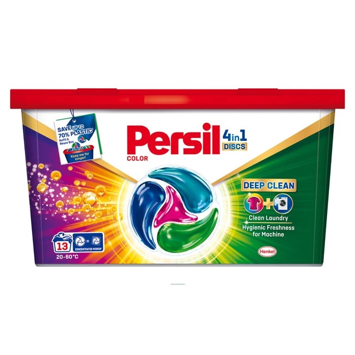 Detergent de rufe capsule, Persil Color Discs 4 in 1, 13 spalari - eMAG.ro