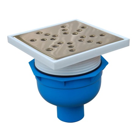 Sifon pardoseala complet, polipropilena + inox, cu inaltator, 1 iesire ...