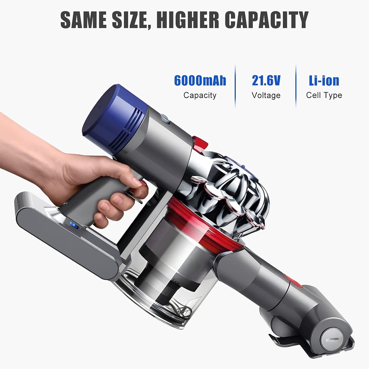 Acumulator YOUKUKE®, Premium pentru Dyson V8 V8 Absolute Animal Fluffy ...