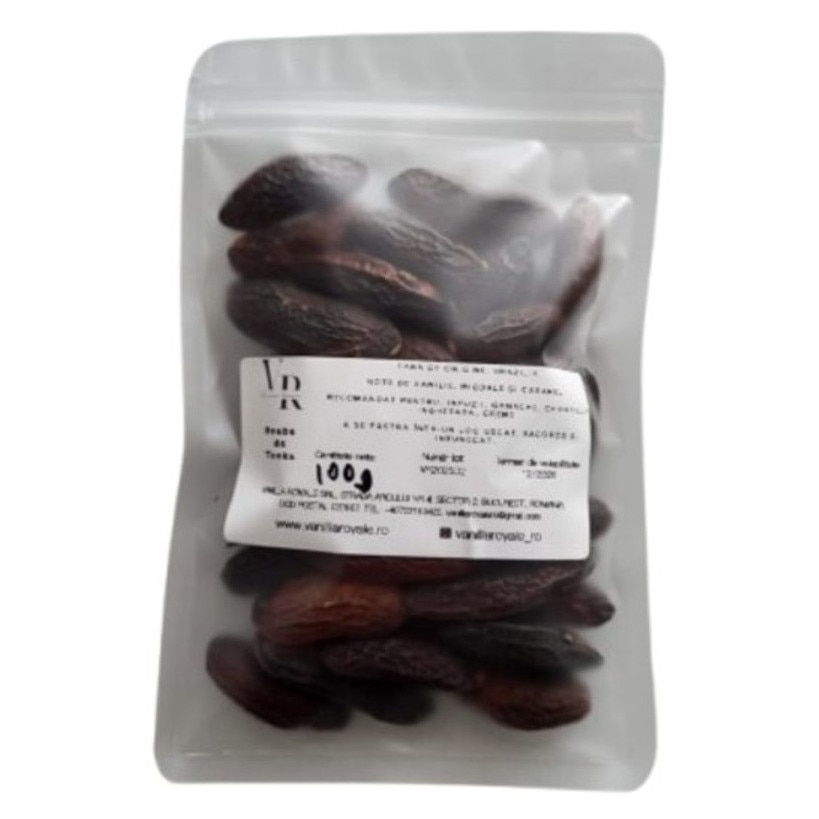 Boabe Tonka, Vanilla Royale, negre, aromă intensă, naturale - eMAG.ro