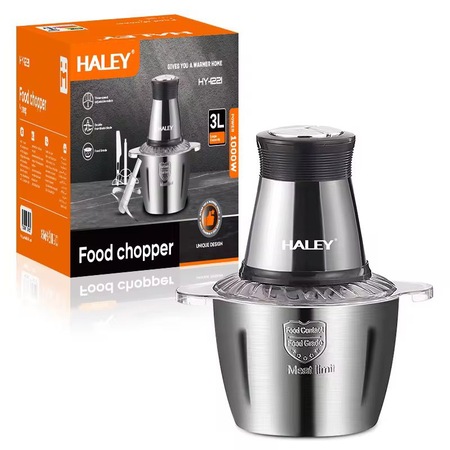 Tocator Electric Multifunctional HALEY HY-221, Putere 1000W, Bol Inox 3 ...