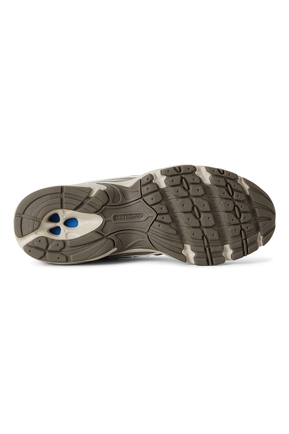 New Balance, Pantofi sport 530 din piele ecologica cu detaliu logo, Alb ...