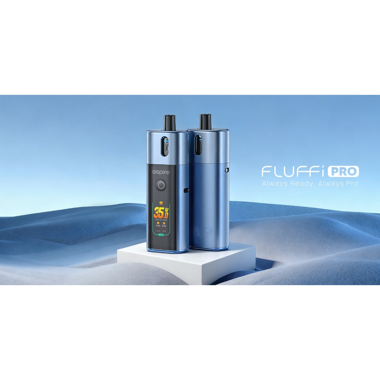 Kit Tigara Electronica Aspire Fluffi Pro 2800mAh, Dual Mesh – Champagne ...