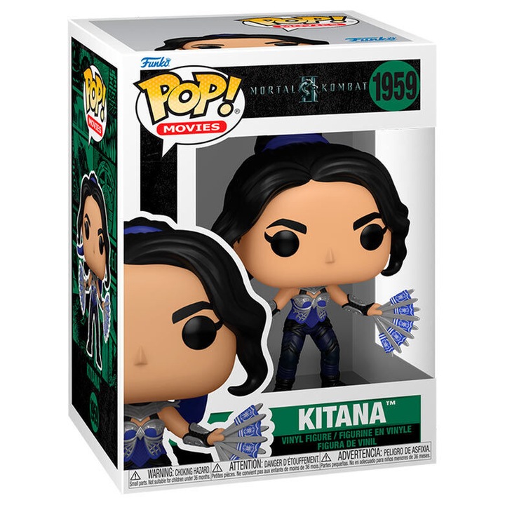 Figurina POP, Mortal Kombat, Kitana, 9 cm - eMAG.ro