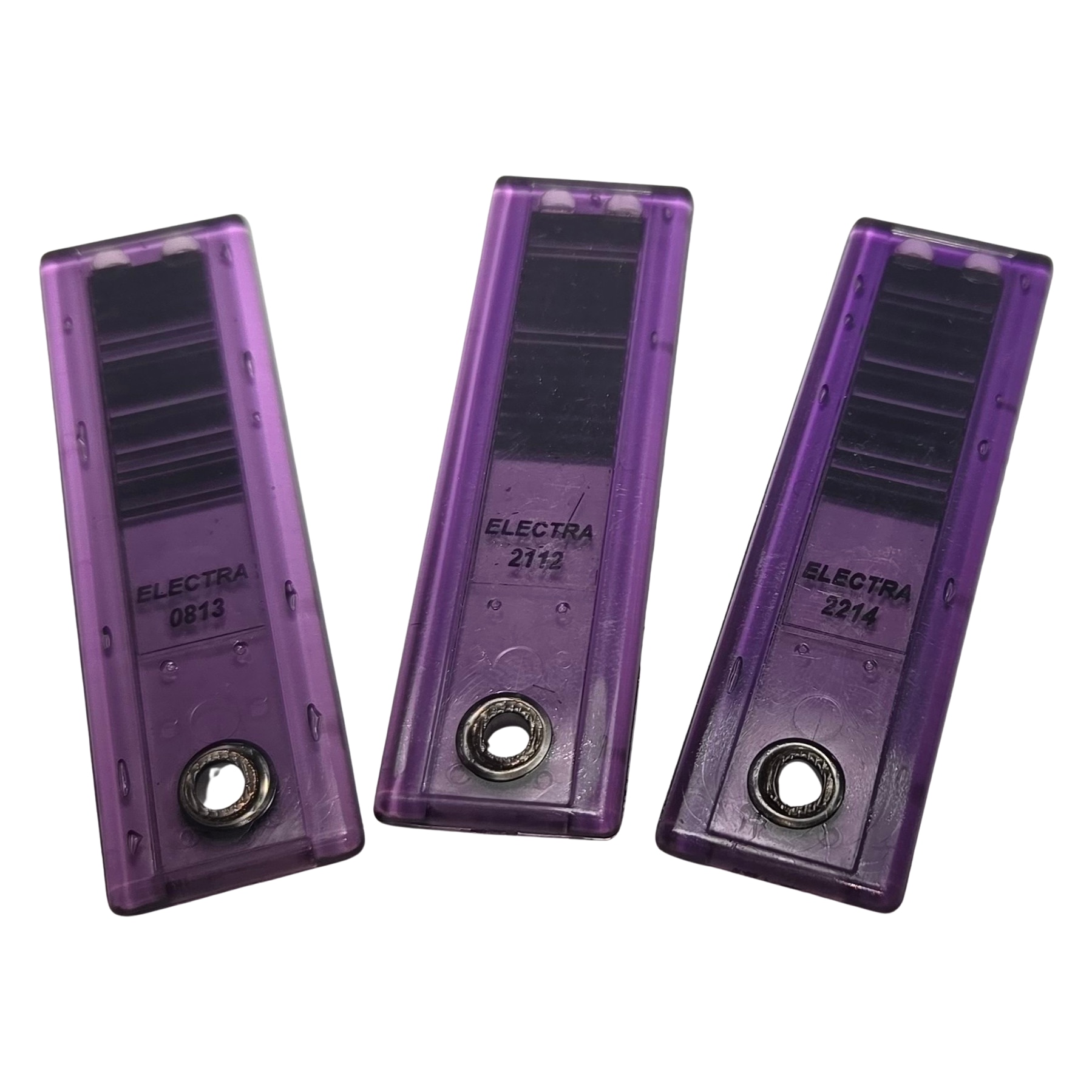 Set 3 cartele card acces intrare interfon cod de bare mov + breloc ...