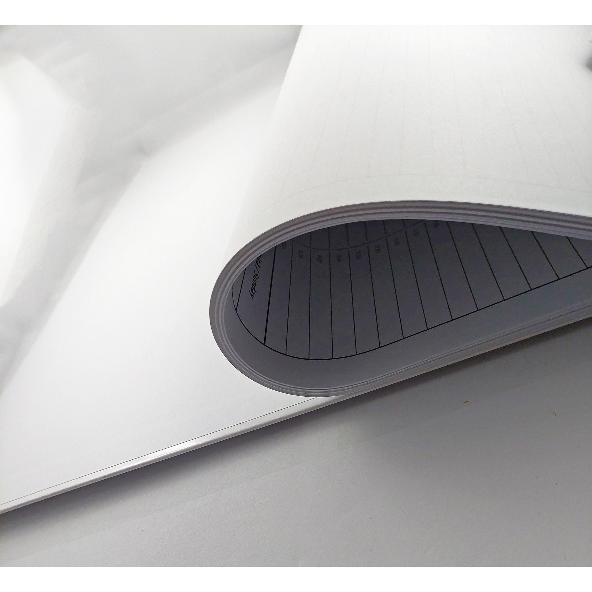 Agenda planner saptamanal de birou cu calendar 2026, format mare A2, 60 ...