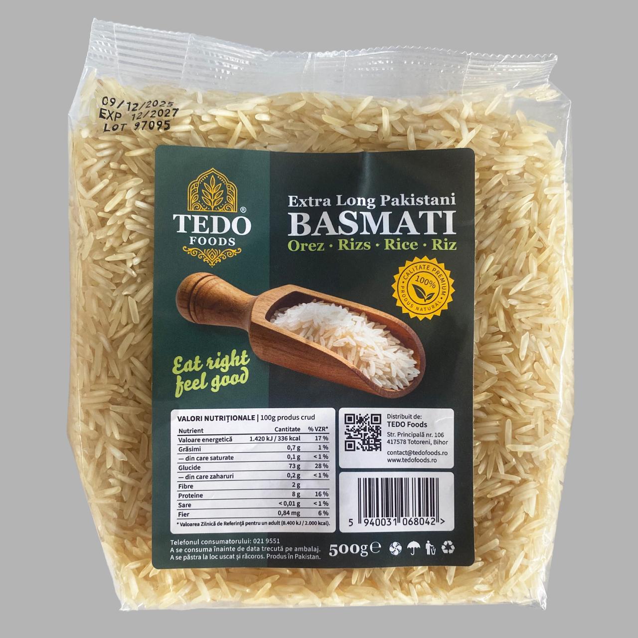 Orez Basmati extra long 500g - eMAG.ro