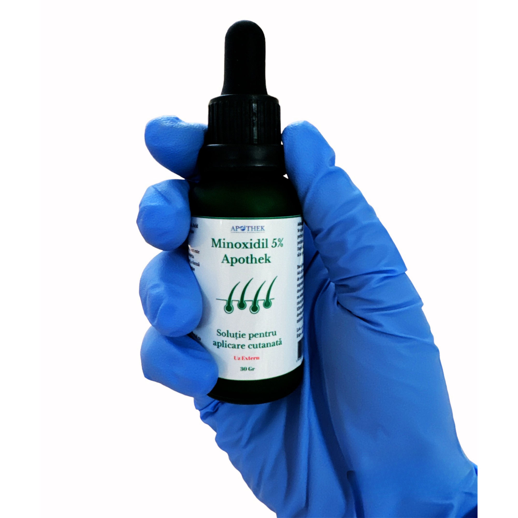 Tratament ser pentru cresterea parului, Apothek, Minoxi 5%, 30ml ...