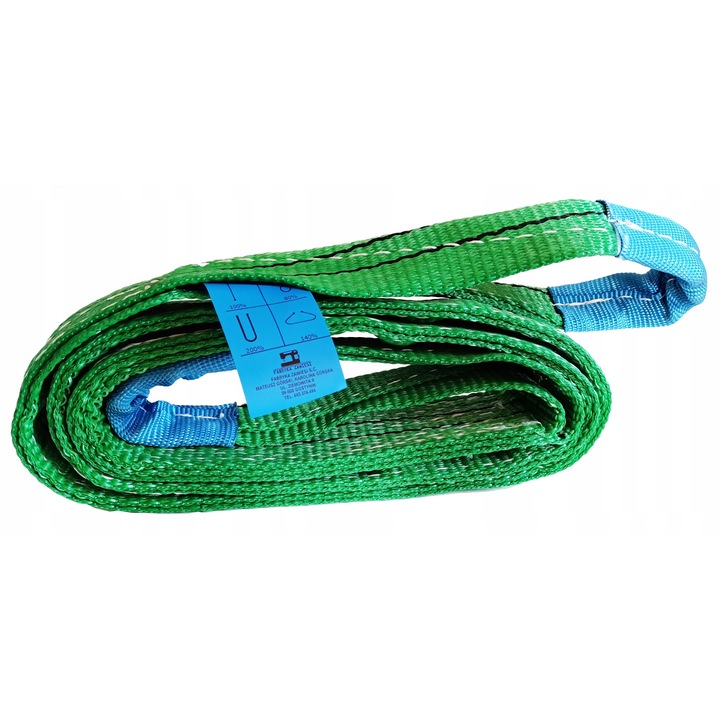 Chinga de ridicare B2, Fabryka Zawiesi, 2T, 15m, poliester, certificata ...