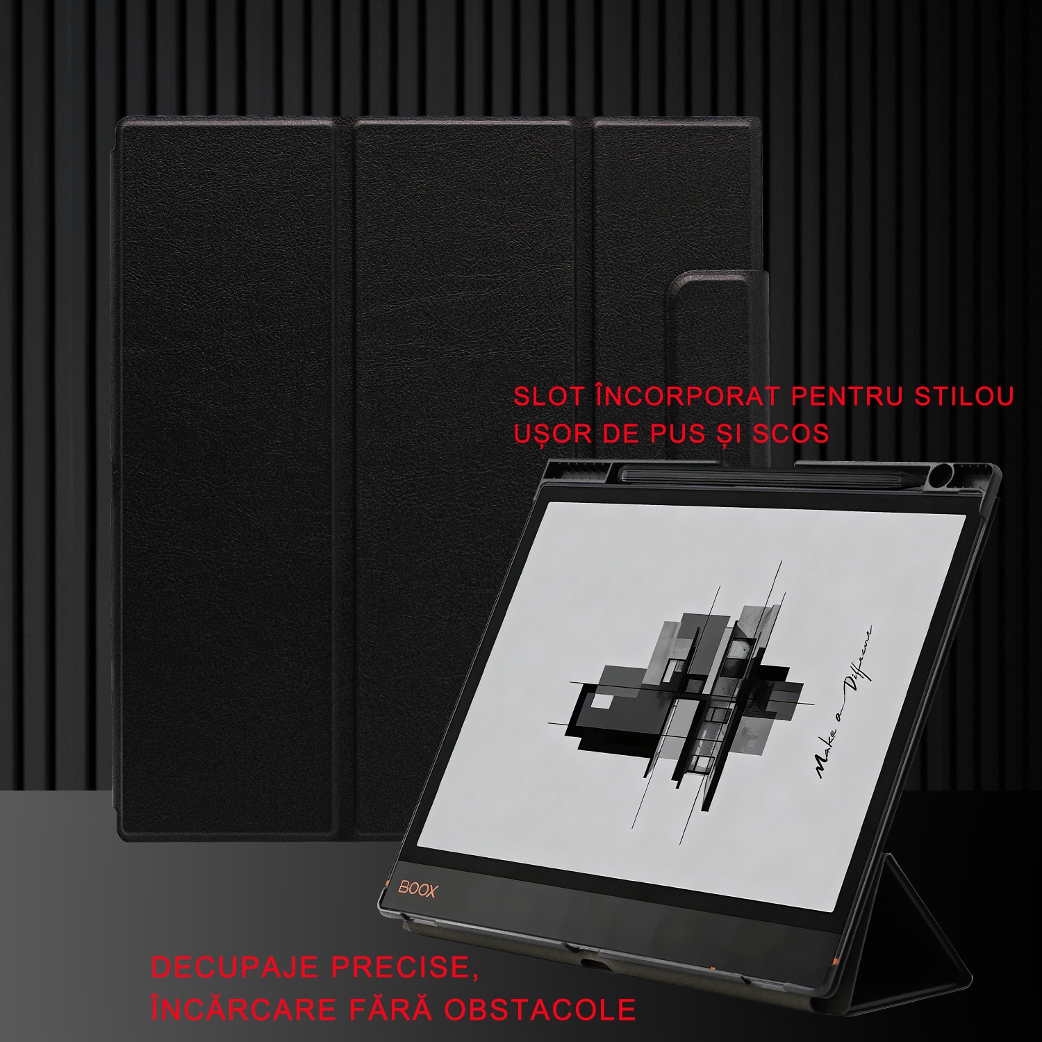 Husa flip tableta Ebook reader Onyx BOOX Note Air3, Air 3 Color, Air 4 ...