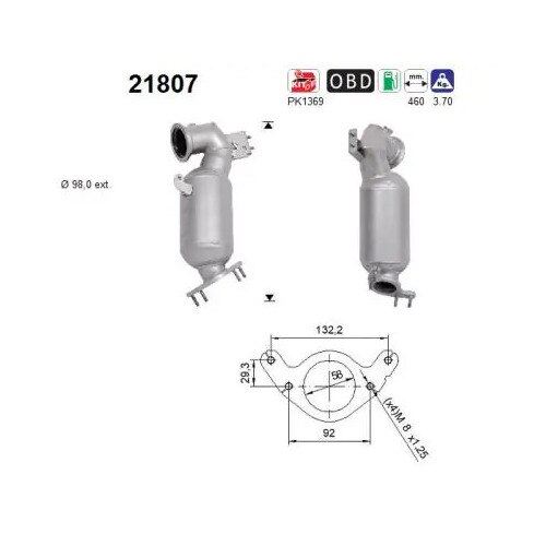 Catalizator 21807 Opel Insignia B/Insignia B Country/Insignia B Grand ...