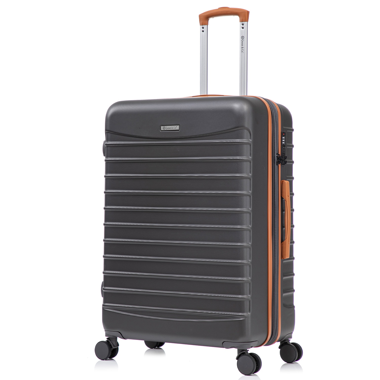 Troler mare extensibil Quasar & Co.®, 77x49x31-36cm, bagaj de cala ...