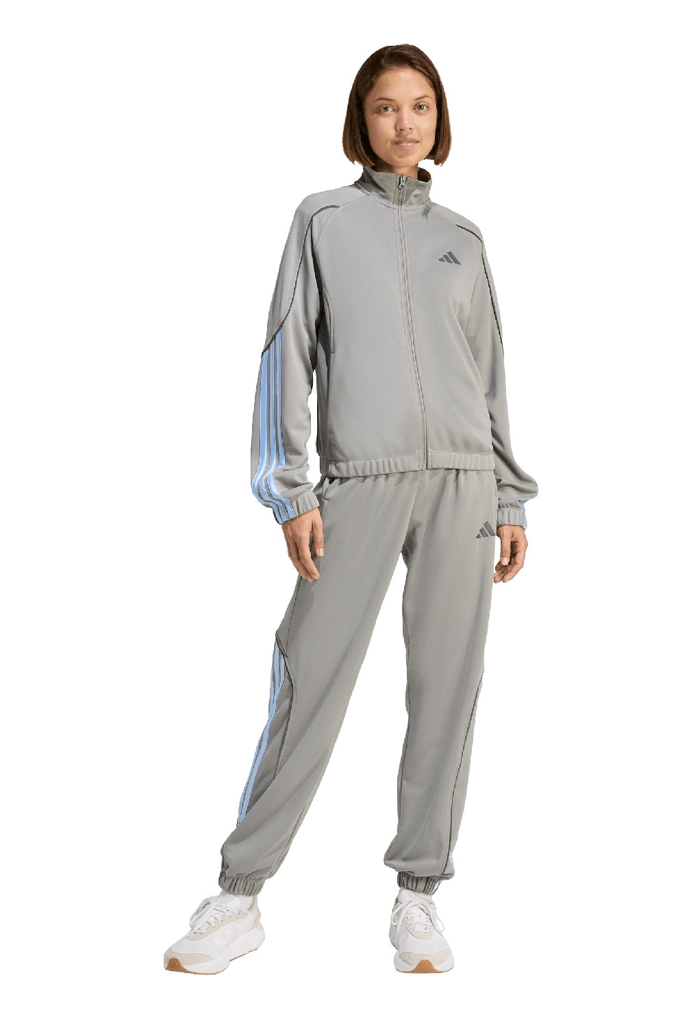 adidas Sportswear, Trening cu logo Stadium, Grej, S - eMAG.ro