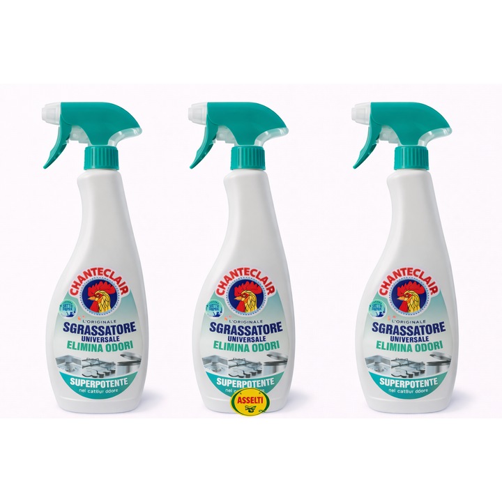 Set 3 x Degresant Universal Chanteclair, 600 ml, elimină mirosurile ...