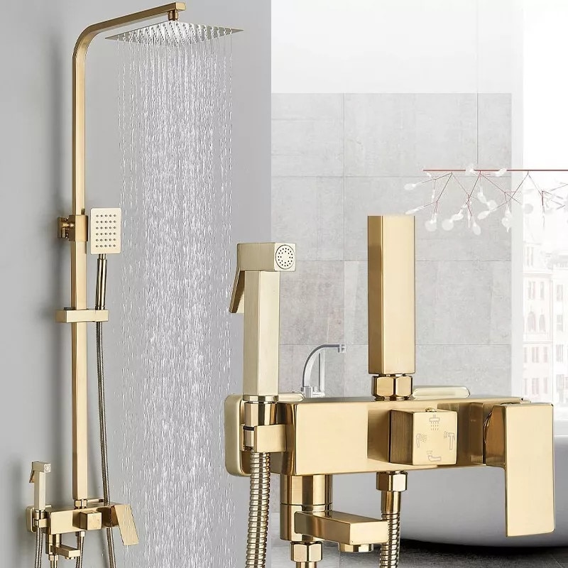 Coloana de Dus Baie BisDesign®, Integrala din Metal, Reglabila pe ...