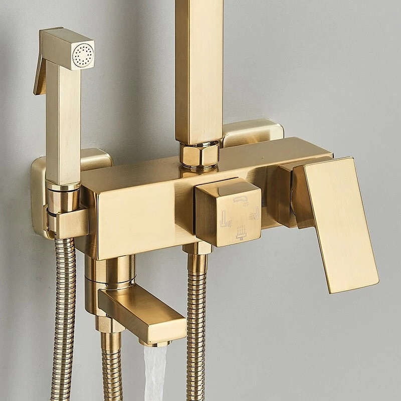 Coloana de Dus Baie BisDesign®, Integrala din Metal, Reglabila pe ...