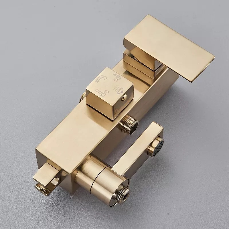 Coloana de Dus Baie BisDesign®, Integrala din Metal, Reglabila pe ...