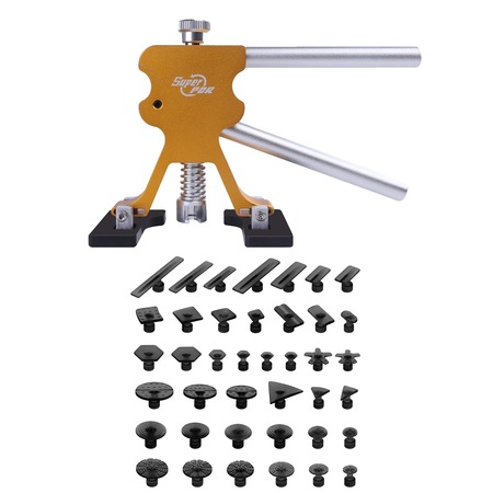 Kit de reparare a denivelarilor auto, metal, cu ventuze, set aurie ...