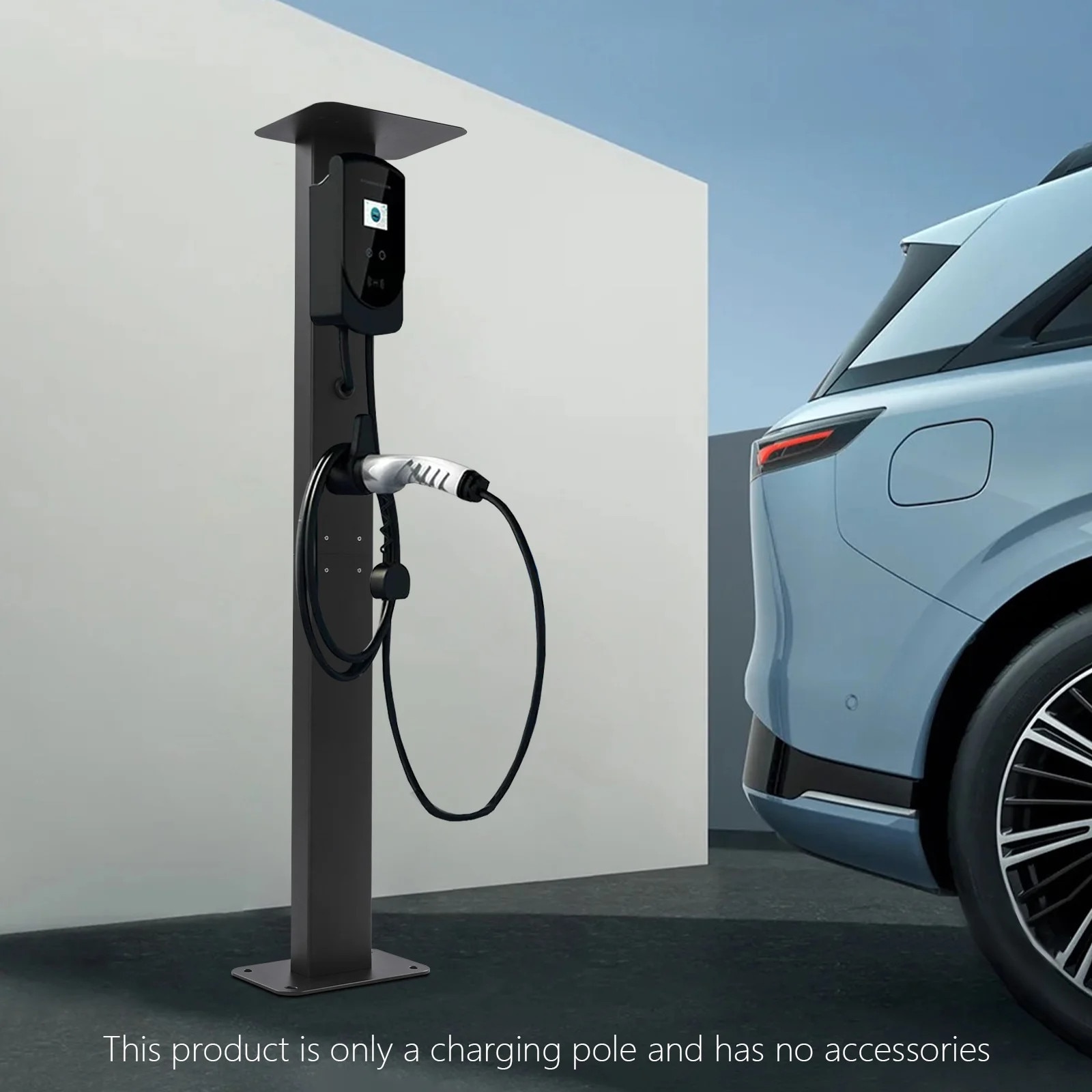 Statie de incarcare vehicule electrice, 28x21x130.5cm, montare pe podea ...