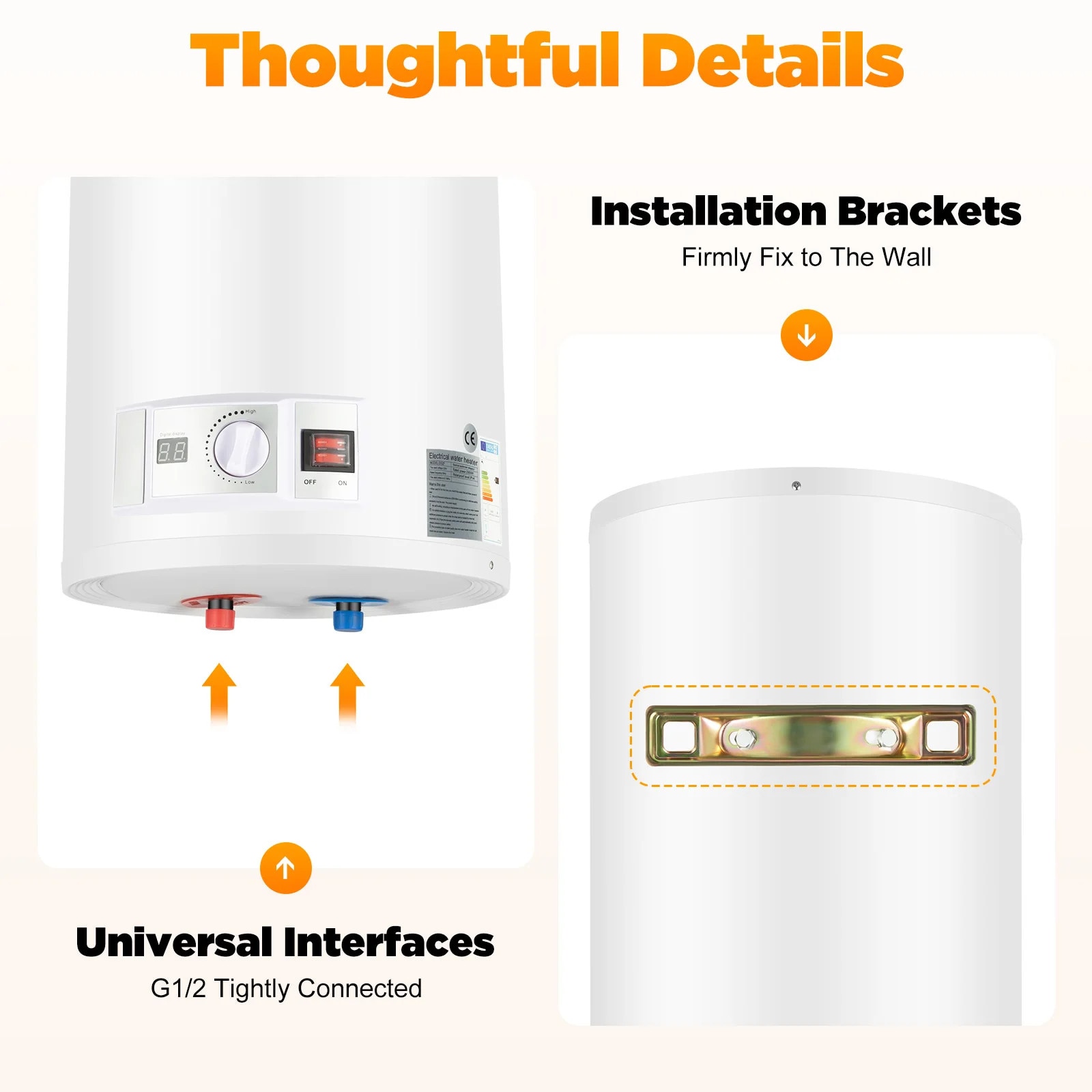 Incalzitor instant de apa, 220V, 2000W, IPX4, 50Hz - eMAG.ro