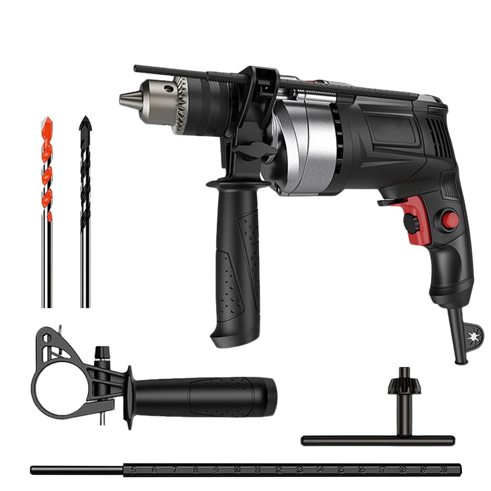 Masina de gaurit electrica, 6 viteze variabile, design ergonomic, fara ...
