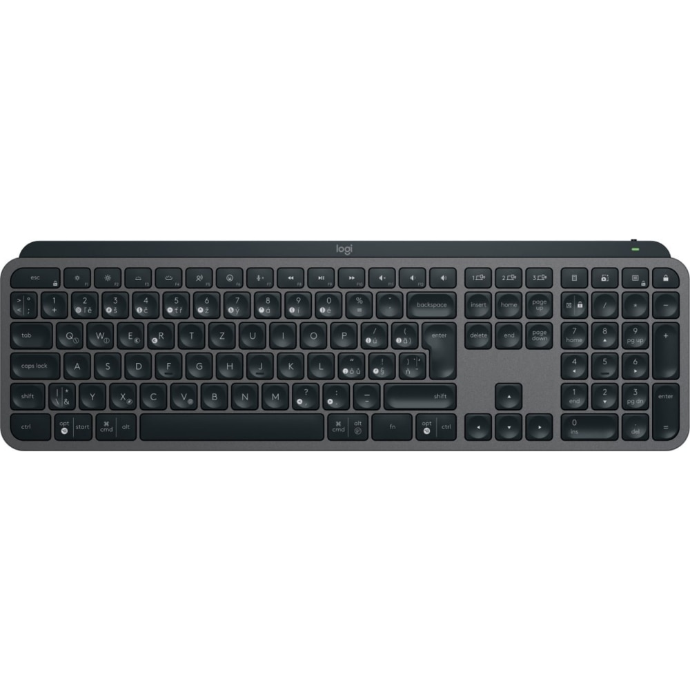 Tastatura Logitech MX Keys S, grafit, set complet - eMAG.ro