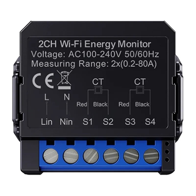 Contor de energie inteligent bidirectional Avatto WiFi WPM16-2 - eMAG.ro