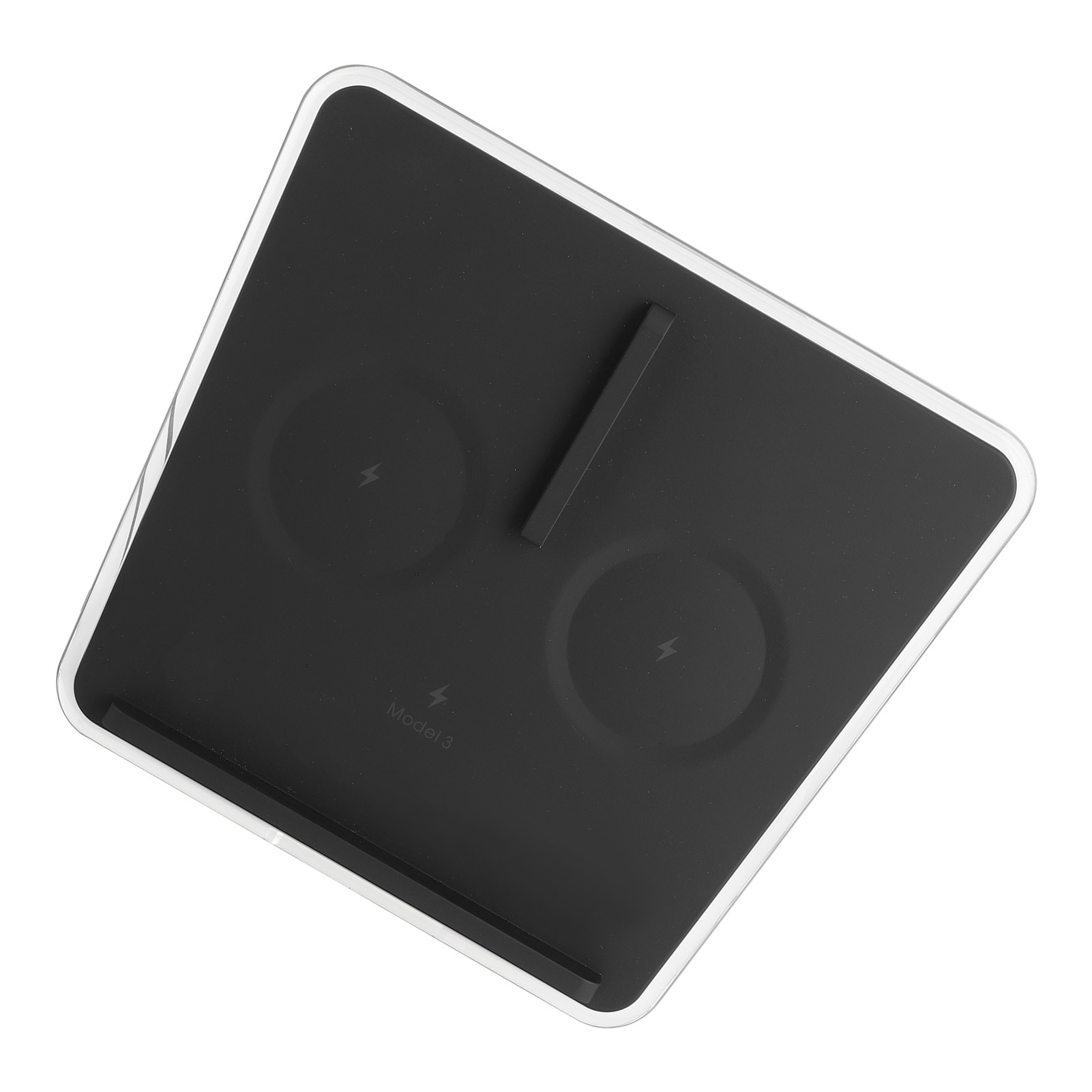 Pad de incarcare wireless auto 10W, incarcator dual pentru telefoane cu ...