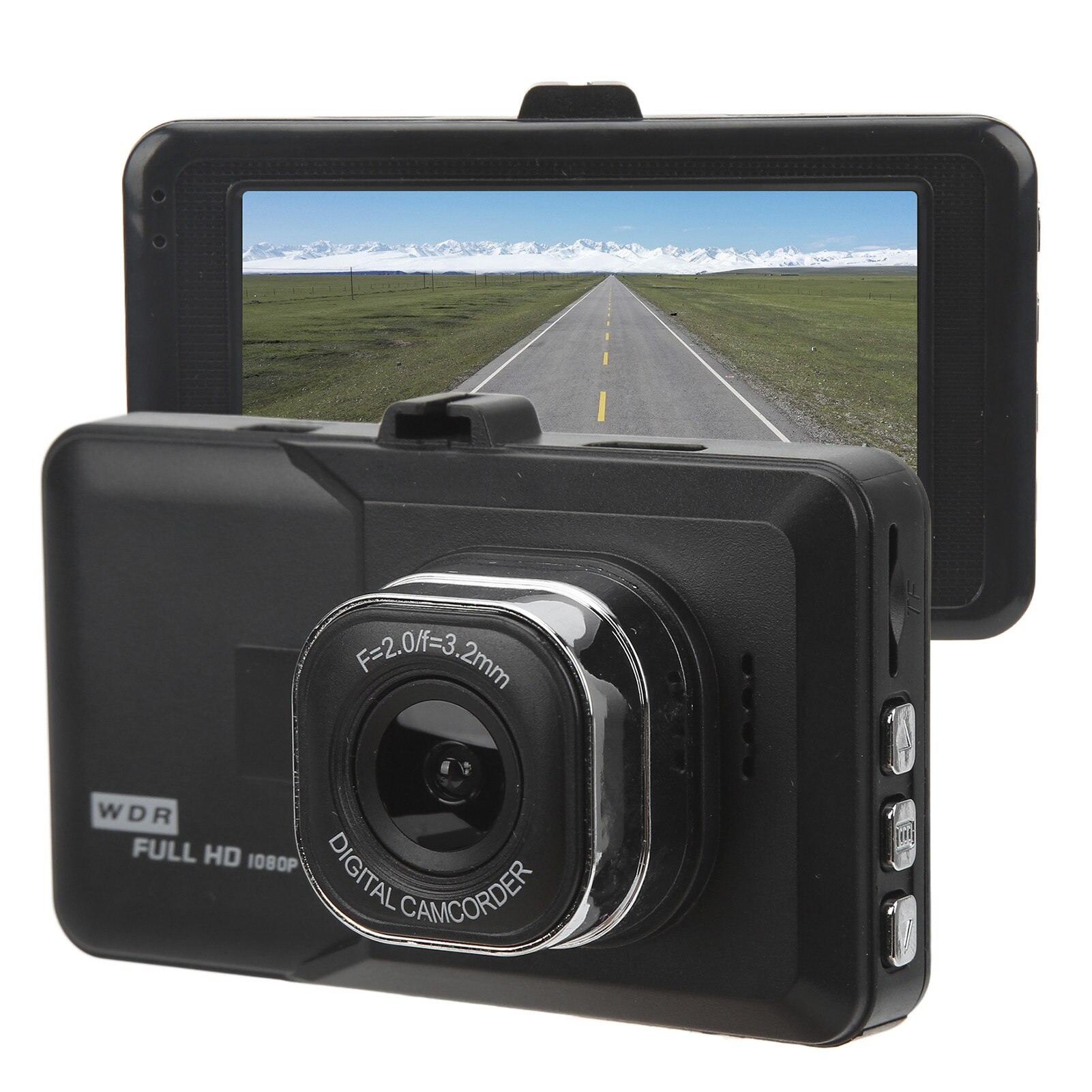 Camera auto DVR, 3 inch, dual lentila, senzor G, monitorizare parcare ...