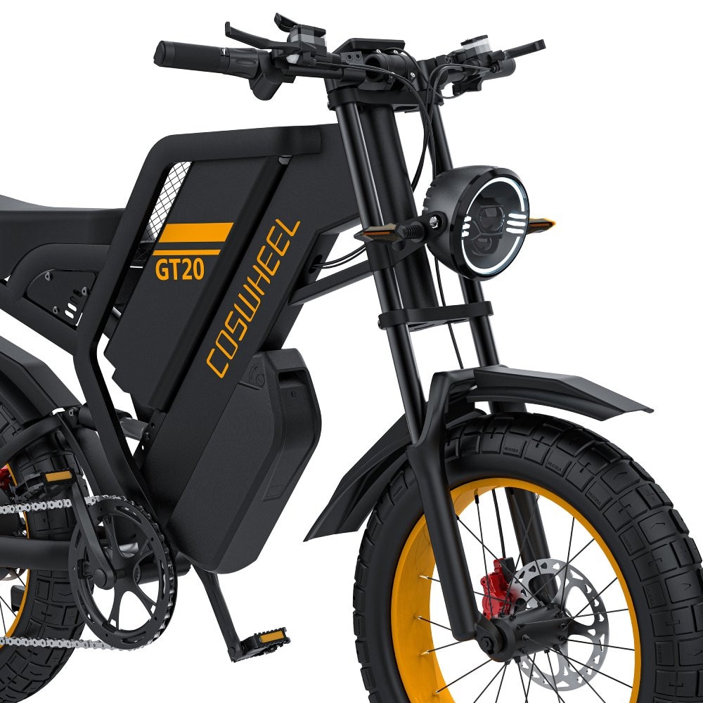 Електрически велосипед за възрастни COSWHEEL GT20 MAX, 2000W мотор, 60V ...