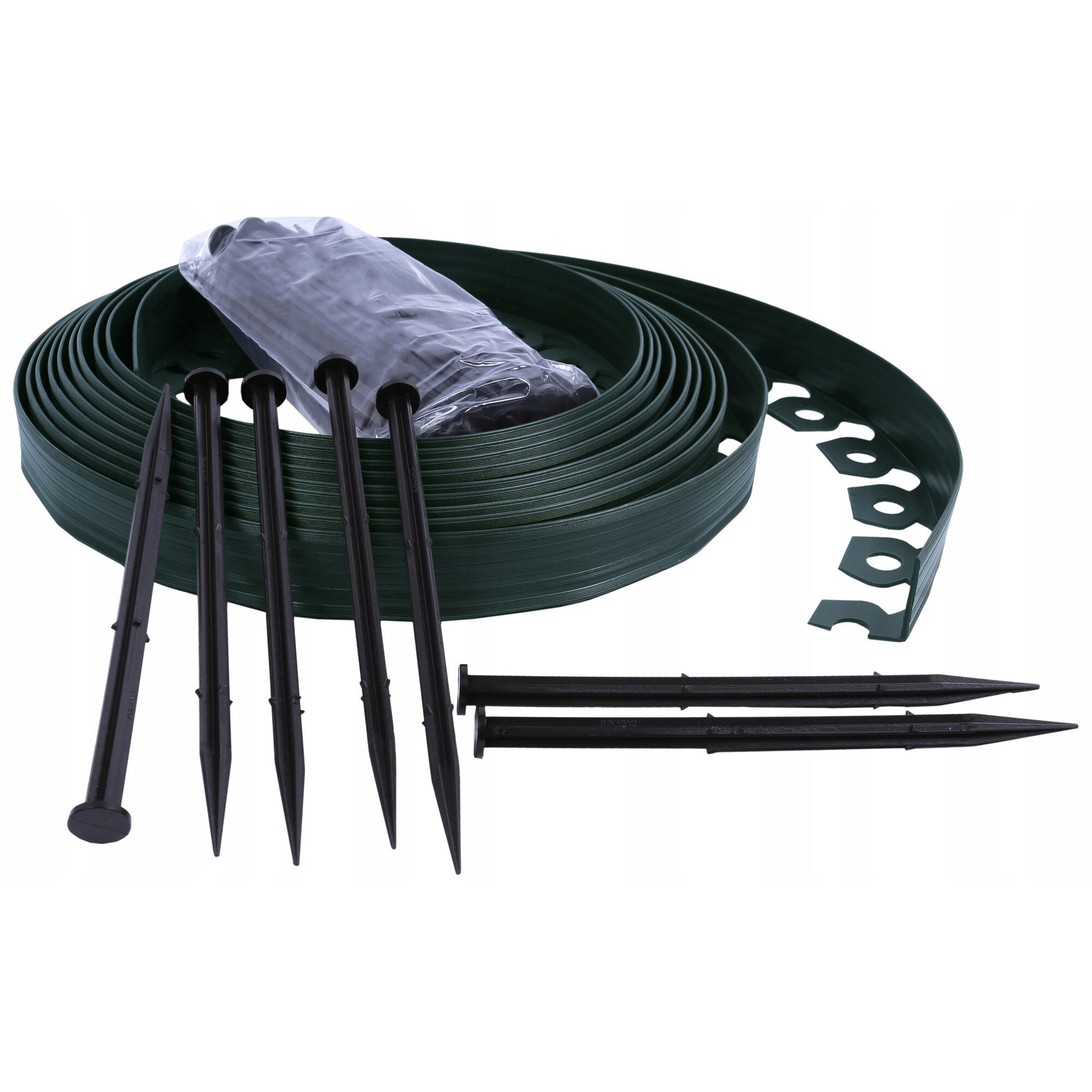 Bordura Gazon Verde 20m, 60 Ancore, Plastic Durabil, Flexibil, Set ...