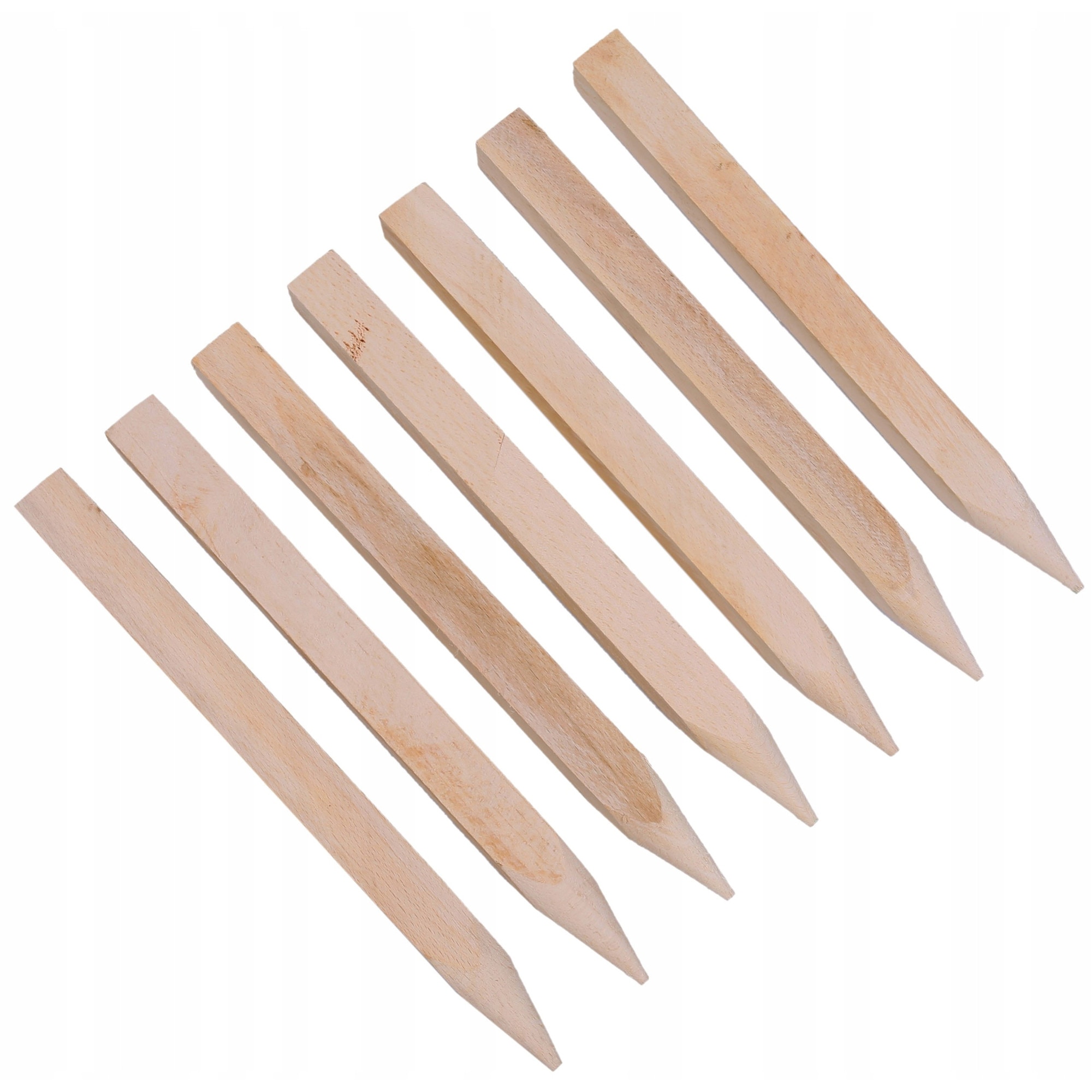 Set 20 Tarusi din Lemn Ascutiti 40 cm pentru Topografie si Constructii ...
