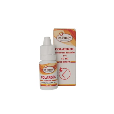 Colargol picaturi nazale 1% 2 ani+ 10 g - Dr. Family - eMAG.ro