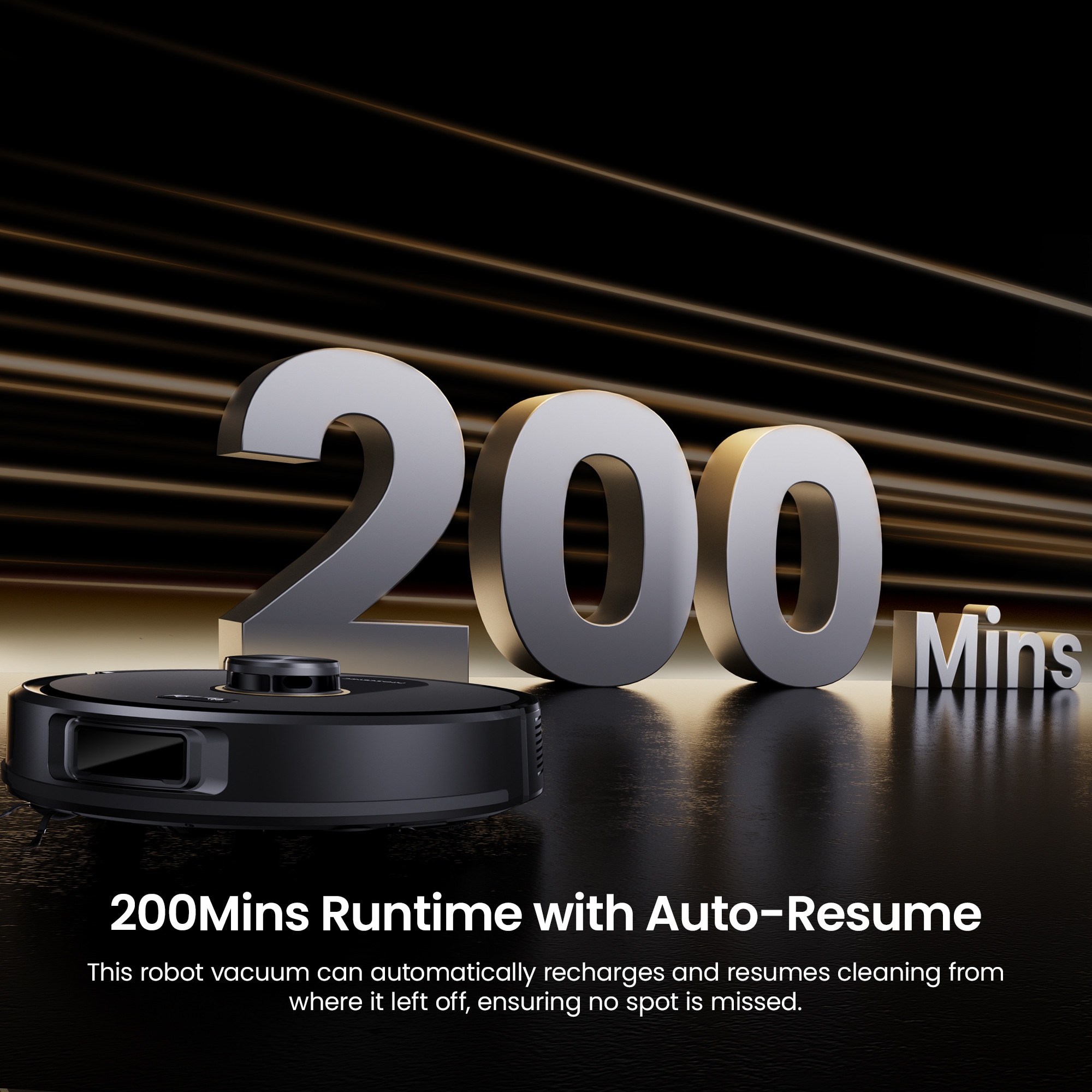Робот прахосмукачка Proscenic Q20 Plus, 10000Pa, 200 минути, 4 литра, 3 ...
