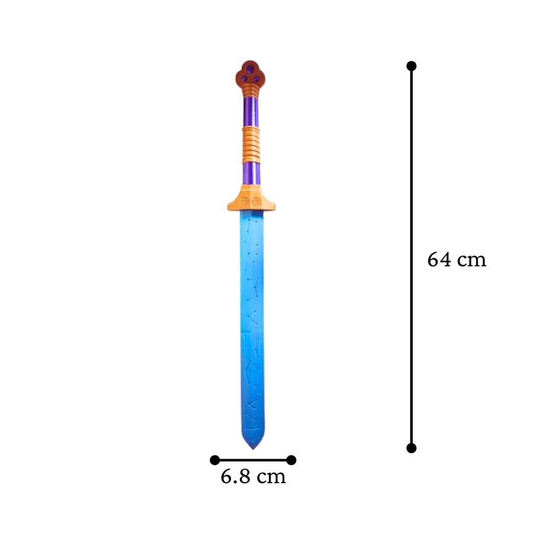Sabie Rumi K-POP Demon Hunters, 64 cm, Glow in the Dark, Albastru ...