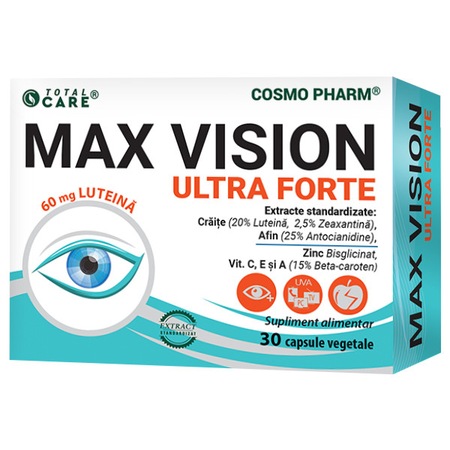 Max Vision Ultra Forte, Cosmo Pharm, 30 capsule - eMAG.ro