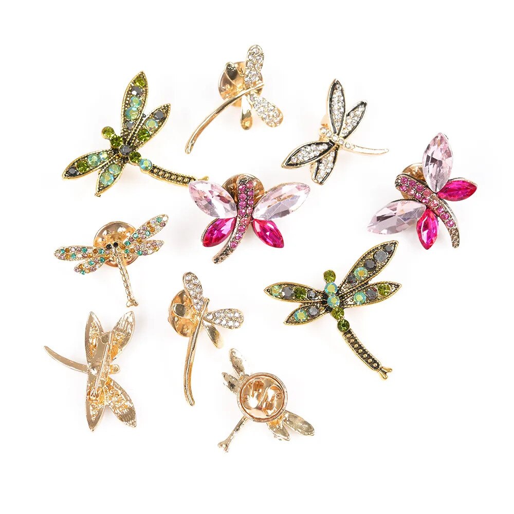 Set 10 brose martisor libelula - eMAG.ro