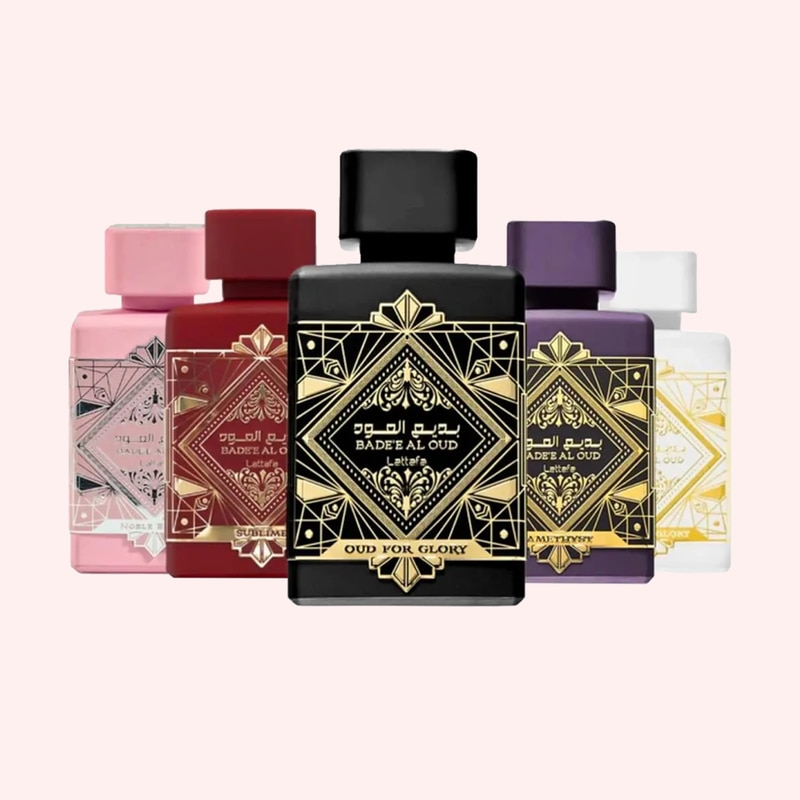 Set parfum Lattafa Badee Al Oud Collection 5 X 5ml, parfum Arabesc ...