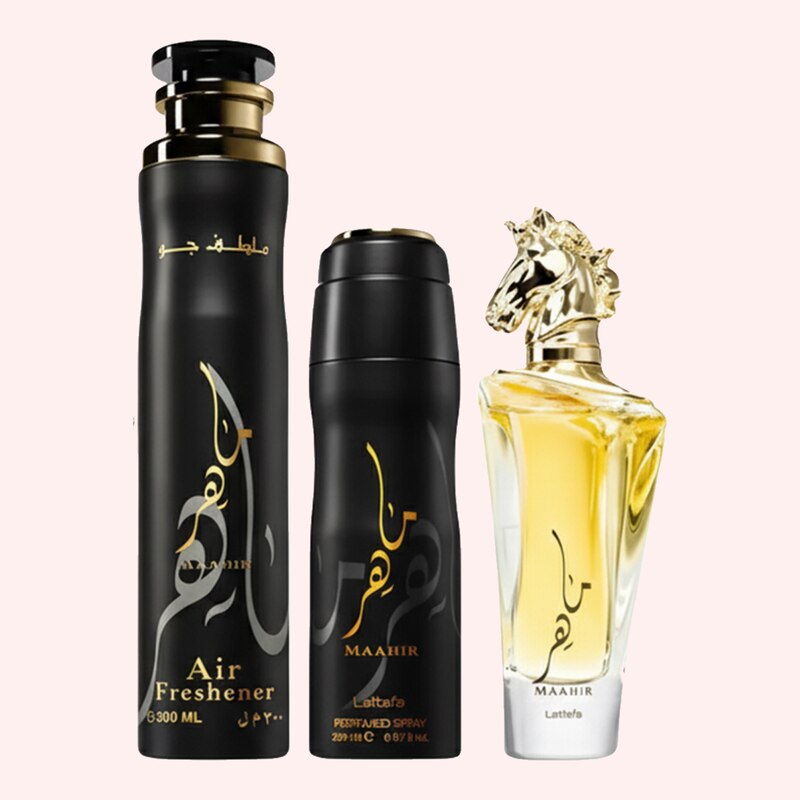 Set parfum Lattafa Set Maahir, parfum Arabesc, Unisex, Gentuta ...