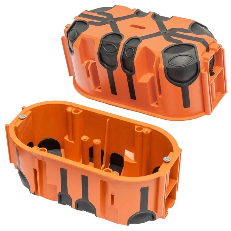 Doza de Derivatie Standart schuko 2 posturi, Set ( 5 Bucati) cu ...