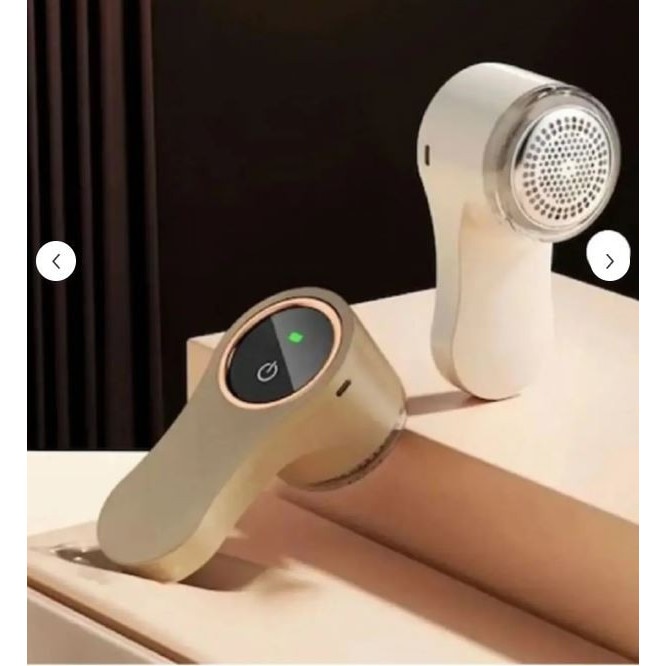 Aparat de curățat scame, portabil, 6 lame din oțel inoxidabil, alb ...