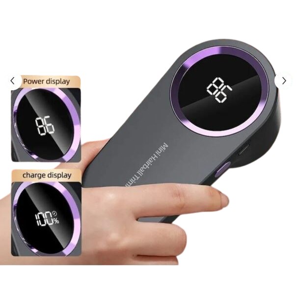 Aparat de curățat scame, portabil, 6 lame din oțel inoxidabil, alb ...