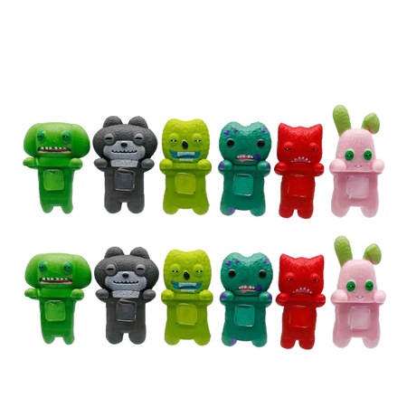 Set Figurine Anime Tooth Monster Lying Down, Blind Box, 12 Stiluri ...