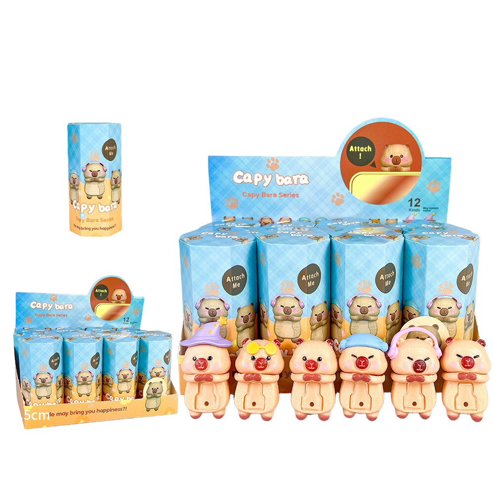 Set Figurine Anime Angel Capybara B, 12 stiluri, Blind Box - eMAG.ro